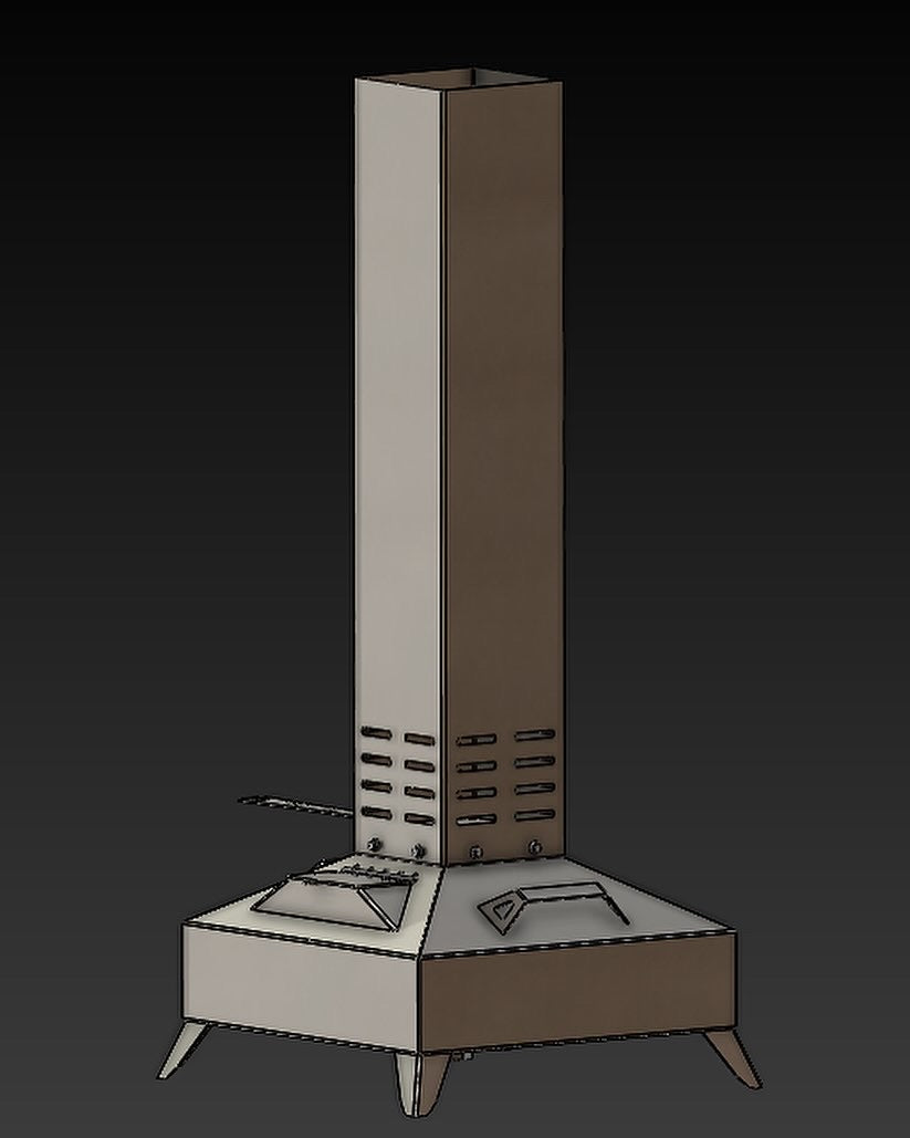 Portable Smudge Pot - Builders Kit (DXF's & Plans) – Dickel Fab